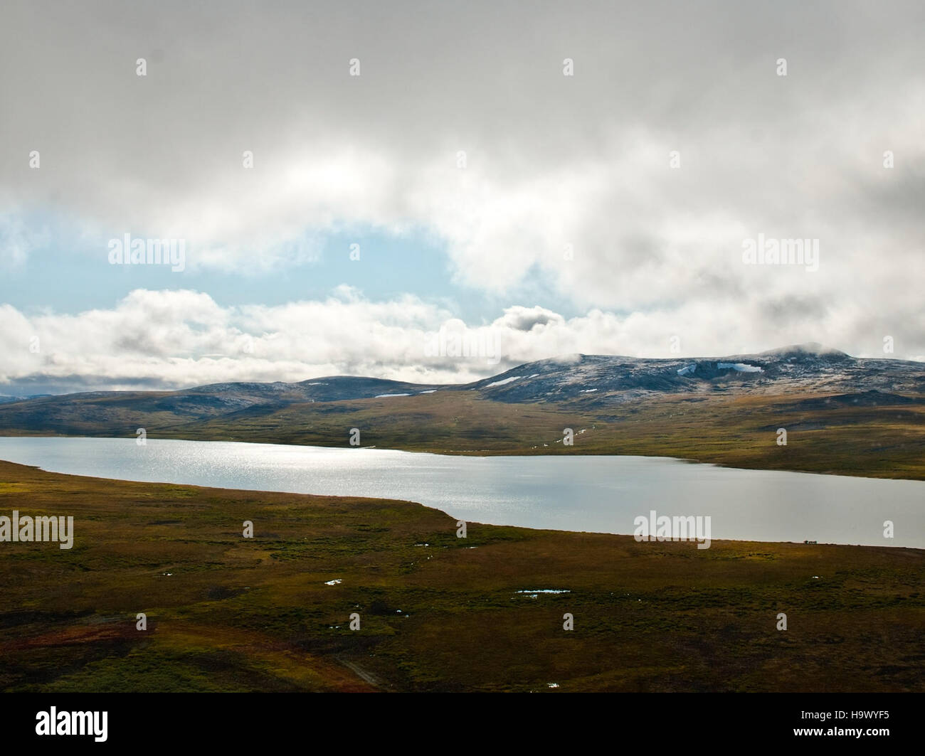 The Bering Land Bridge, a landmass that once connected Asia and North ...