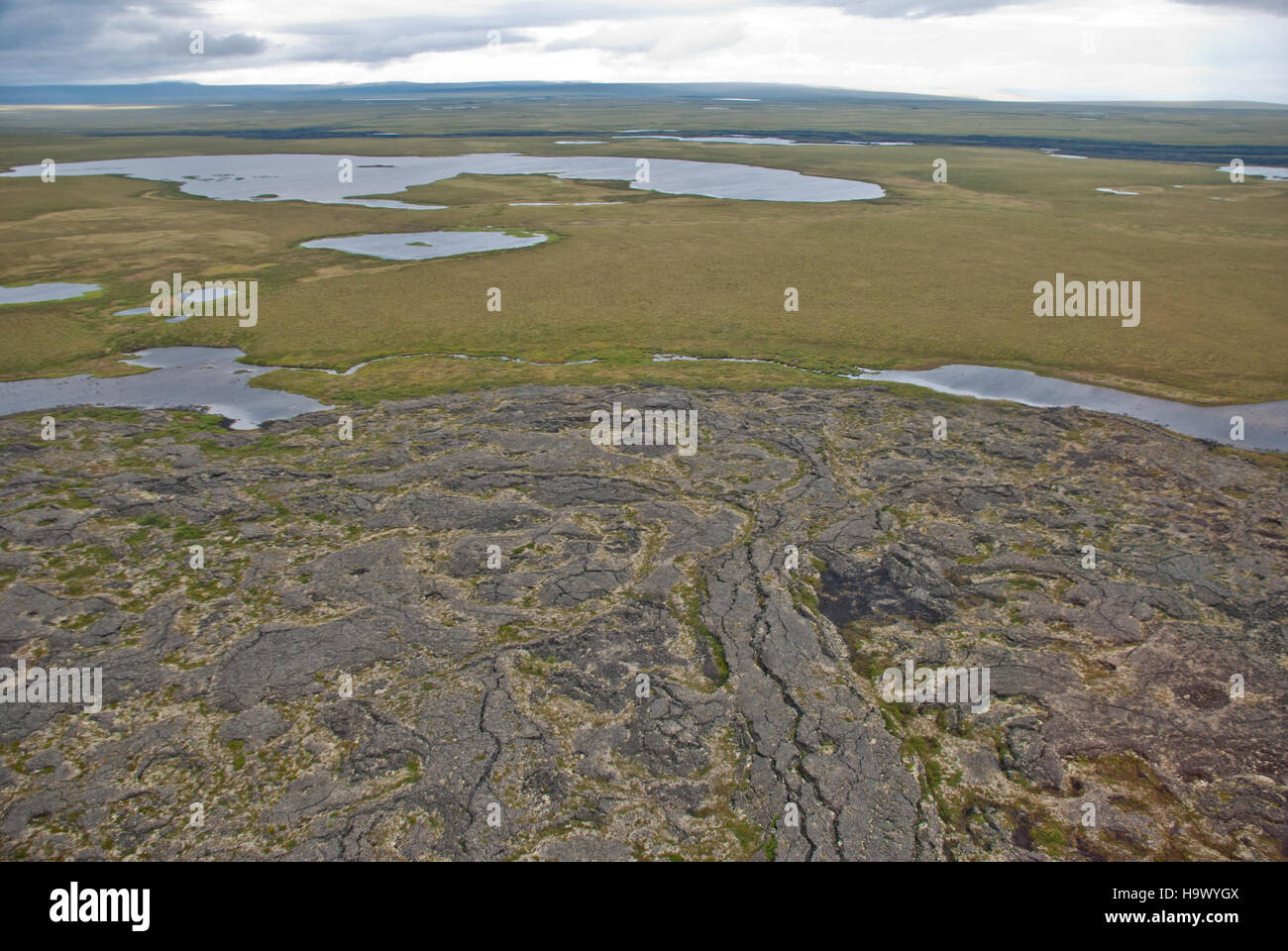 This geological photograph of the Bering Land Bridge showcases the ...