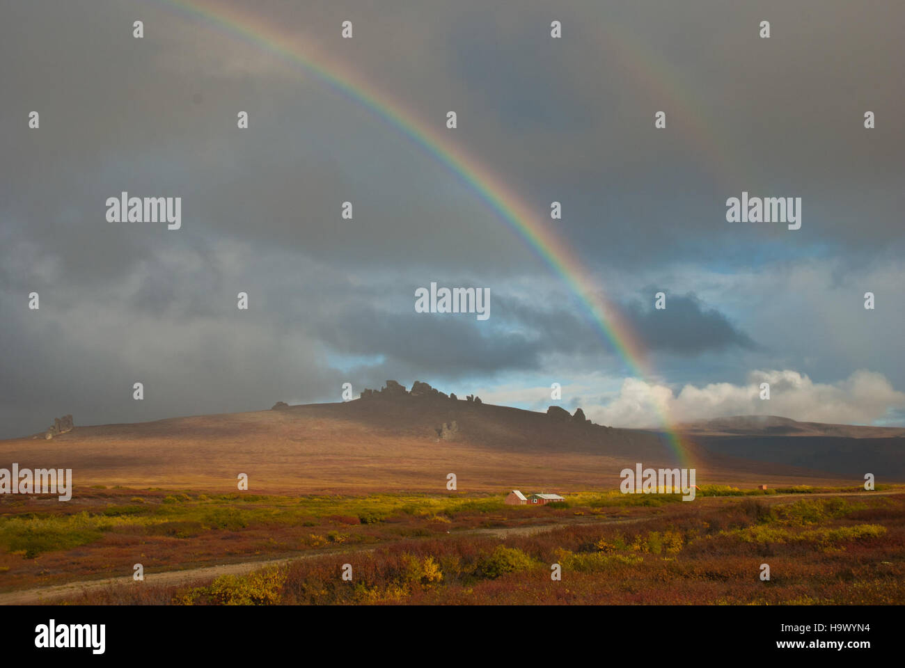 The Bering Land Bridge, once a land connection between Asia and North ...