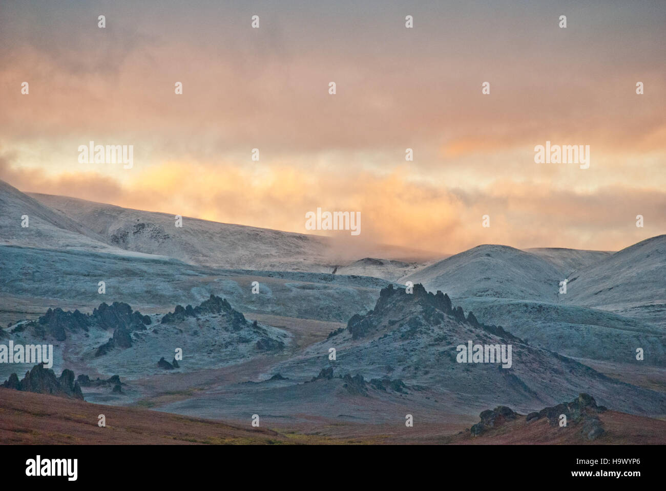 This image represents the Bering Land Bridge, a vital connection ...
