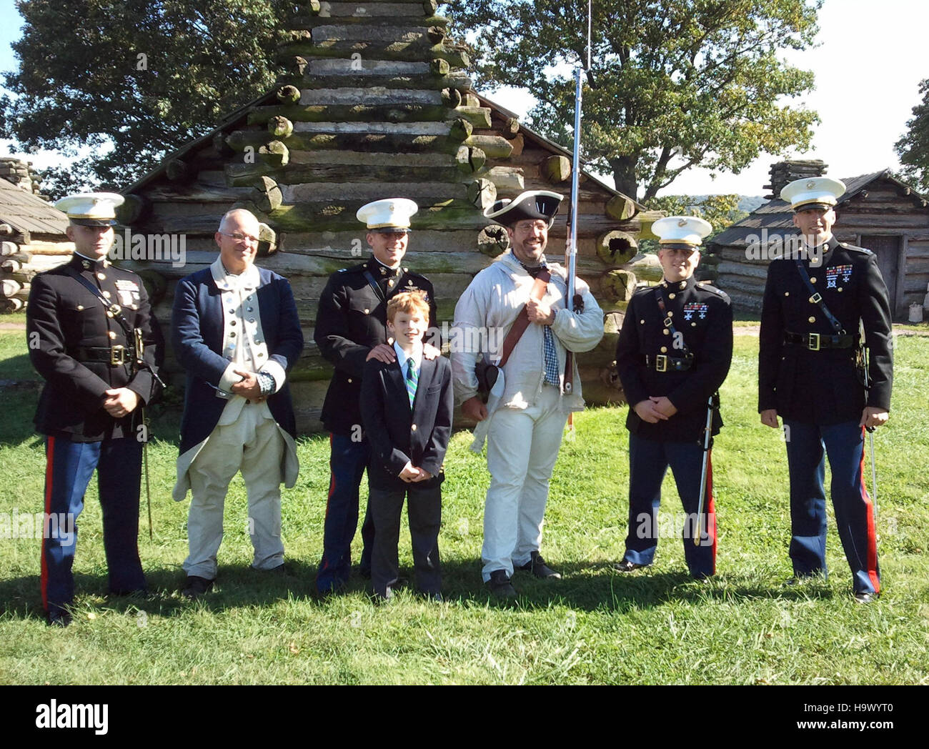 This image depicts Continental and Contemporary soldiers at Valley ...