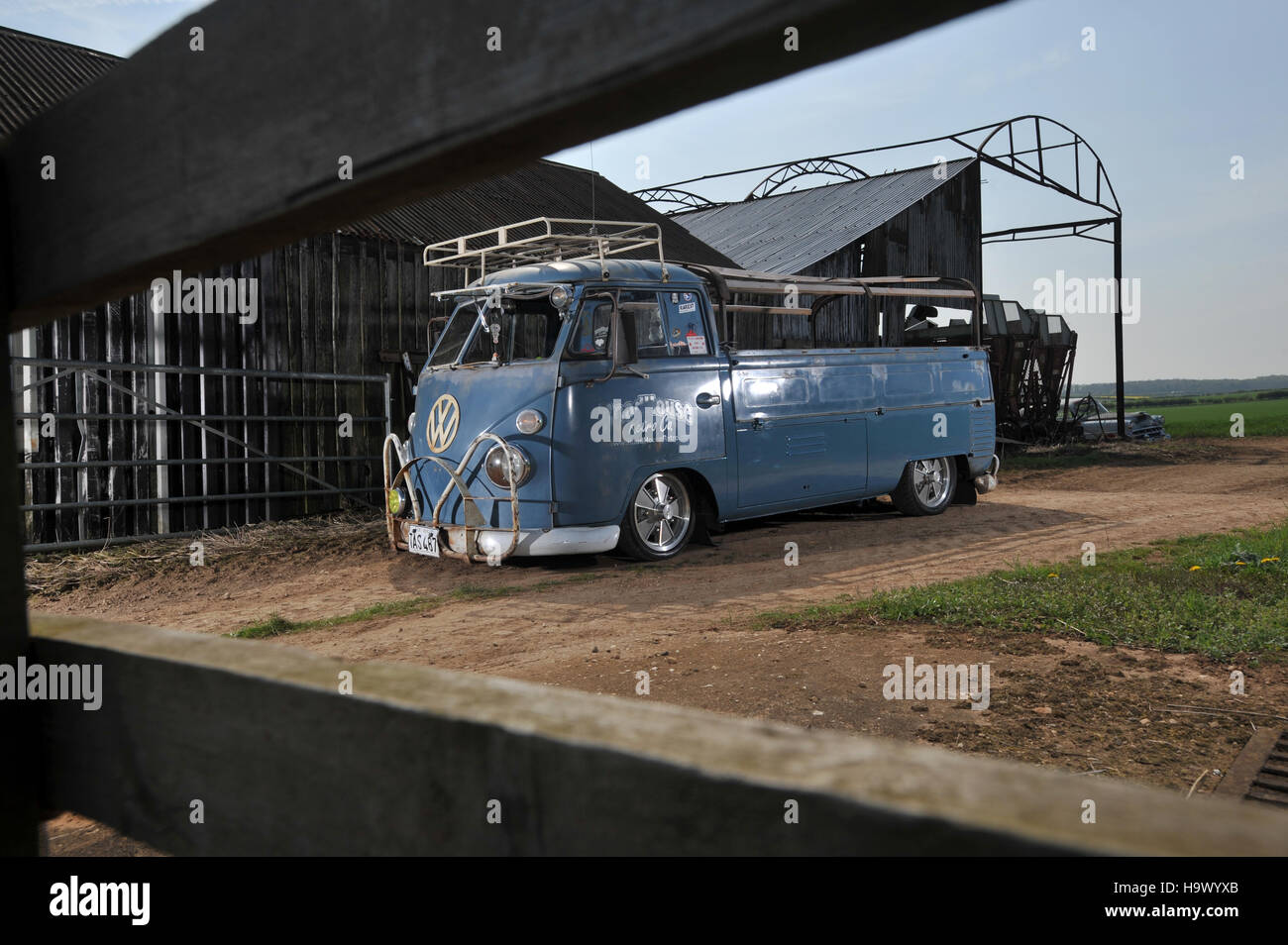 1963 VolksWagen VW split screen single cab pick up with air suspension ...