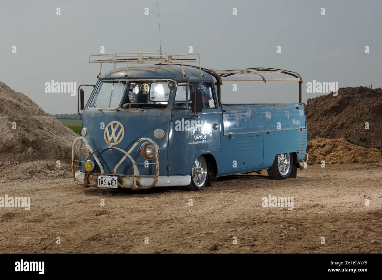 1963 VolksWagen VW split screen single cab pick up with air suspension ...