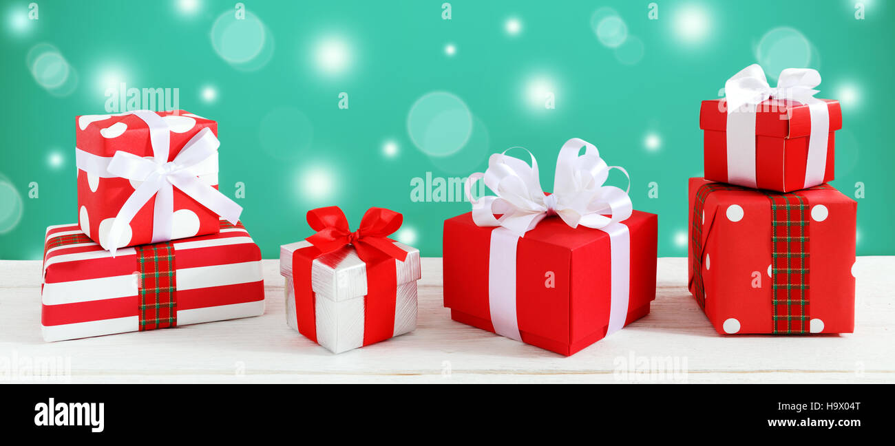 Boxes present on table hi-res stock photography and images - Alamy