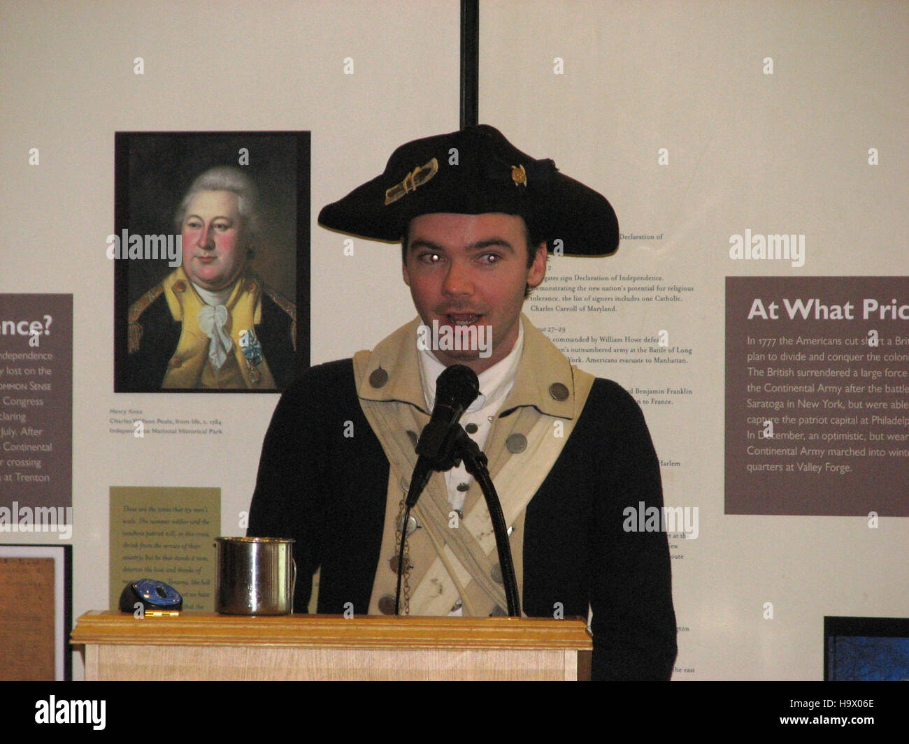 Private Joseph Plumb Martin, a Revolutionary War soldier, welcomes the ...