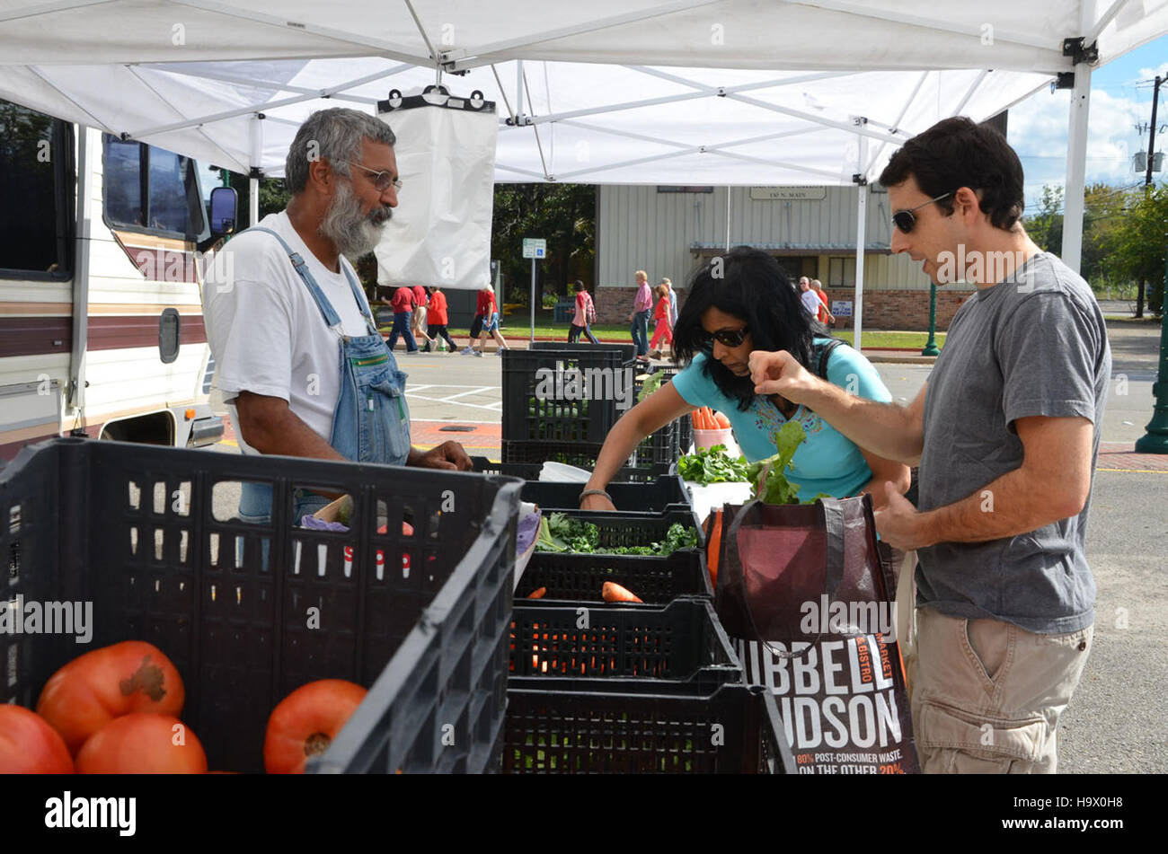 A farmers' market in Texas offers visitors locally sourced produce and ...