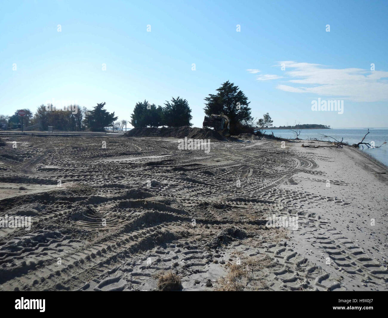 The Bayside Picnic Area in Assateague National Park offers scenic views ...