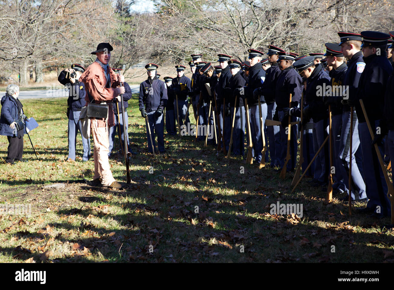 Cadets from the Valley Forge Military Academy visit Valley Forge ...