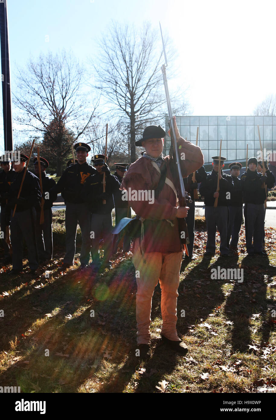 Cadets from Valley Forge Military Academy participated in an event at ...