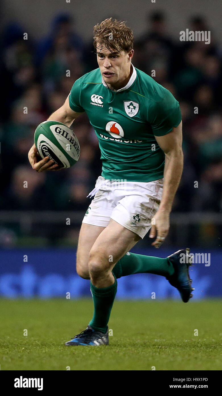 Ireland's Andrew Trimble during the Autumn International match at the ...