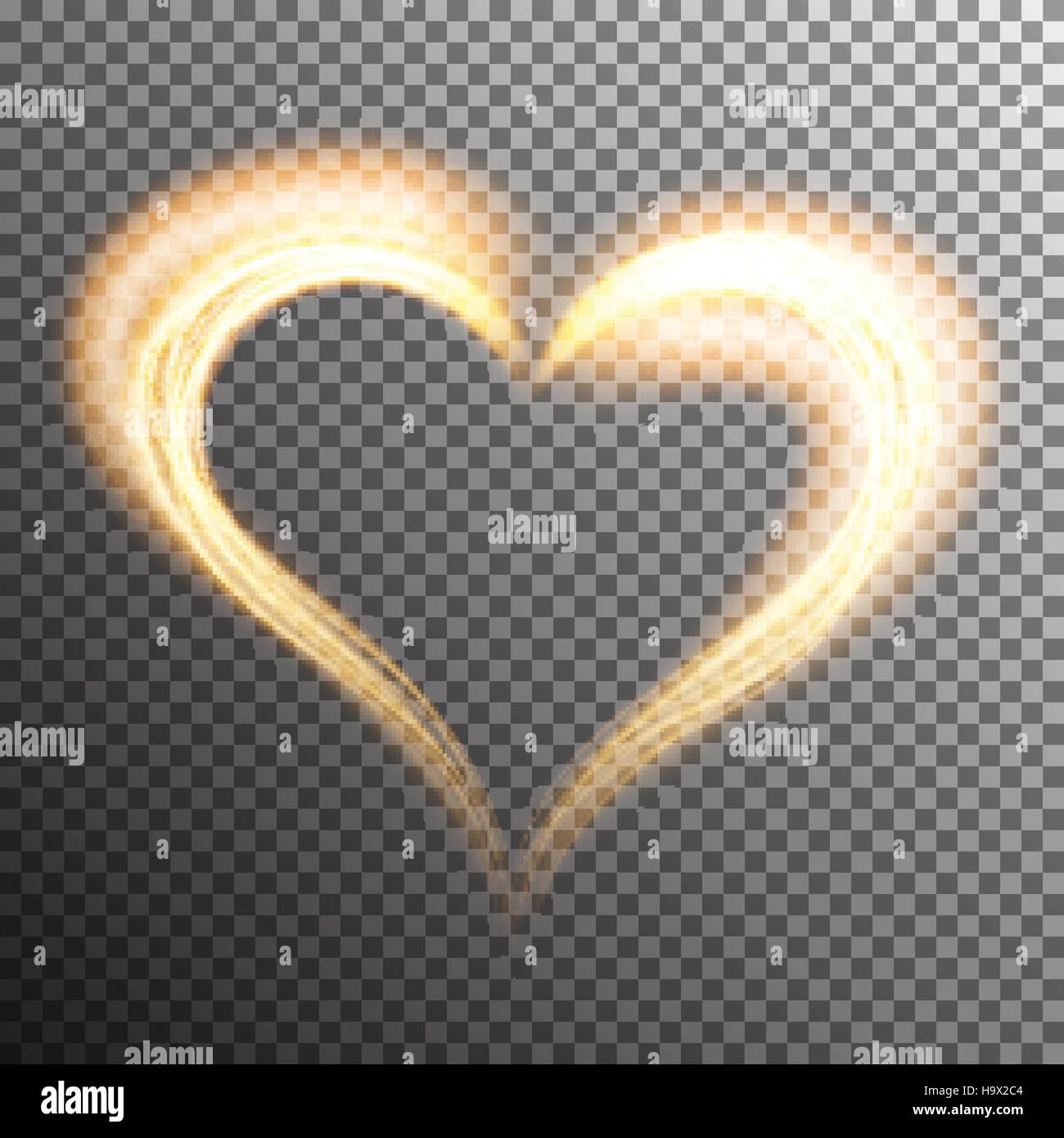 Creative shiny heart shape Stock Vector Image & Art - Alamy