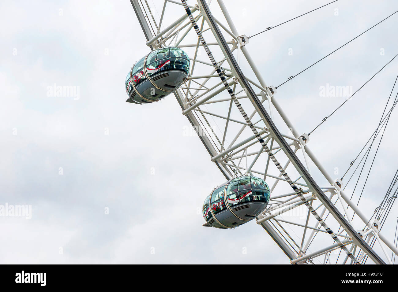 London Eye cabins Stock Photo - Alamy