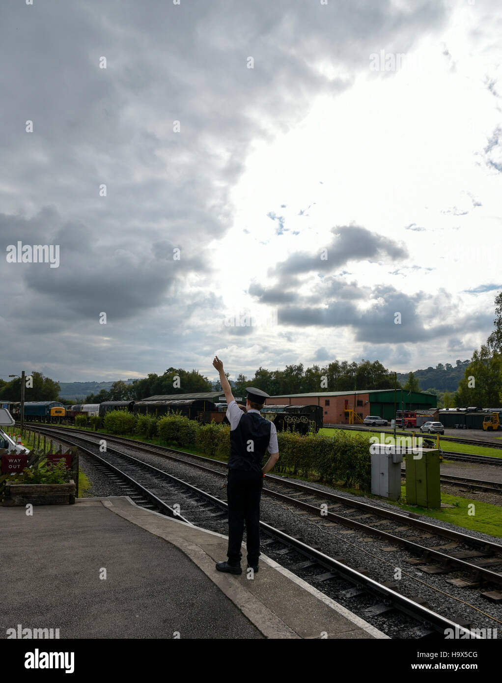 Rail Signalman High Resolution Stock Photography and Images - Alamy