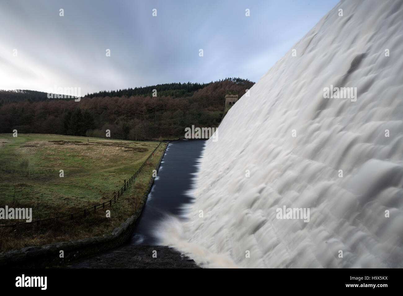 Derwent Dam in the Peak District Derbyshire England Stock Photo - Alamy