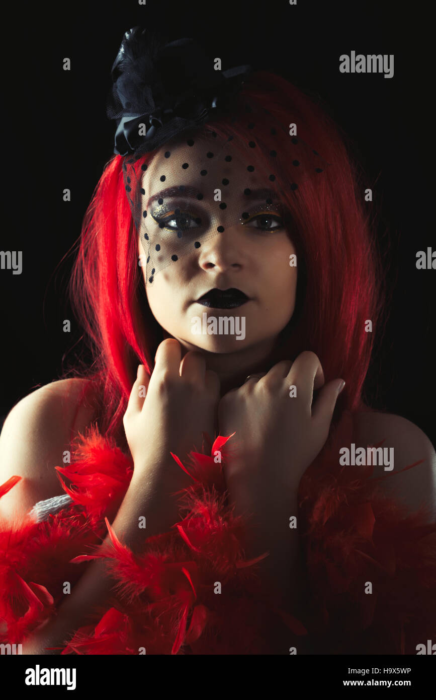 Burlesque costume hi-res stock photography and images - Alamy