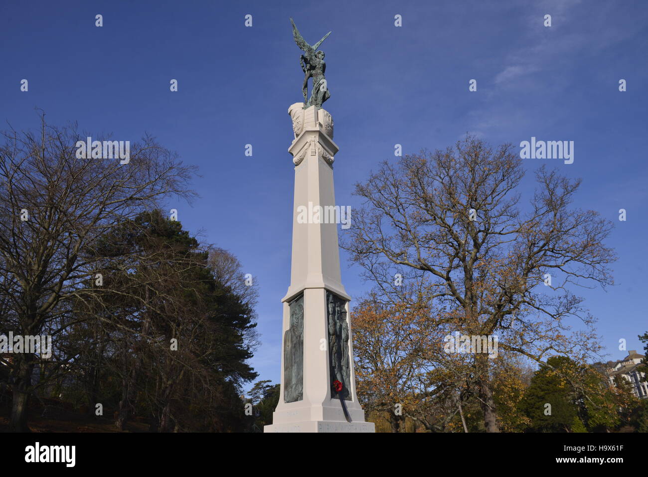 Alexandra park war memorial, Hastings Stock Photo - Alamy