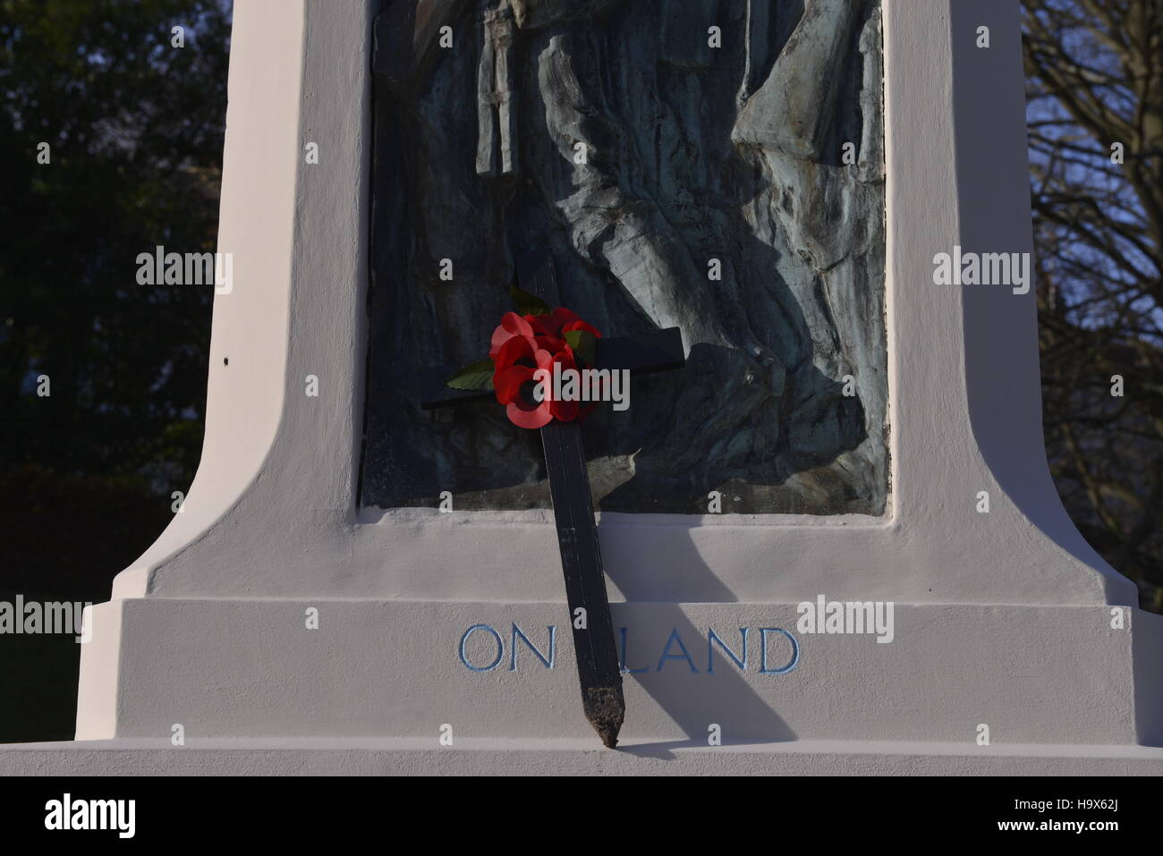Alexandra park war memorial, Hastings Stock Photo - Alamy