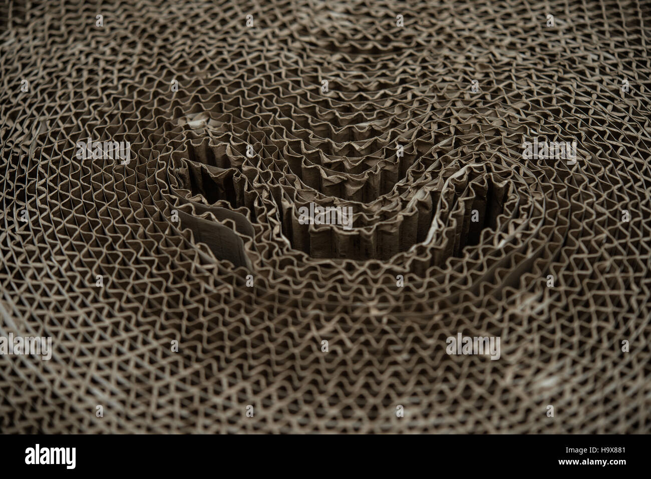 roll of brown packaging material Stock Photo - Alamy