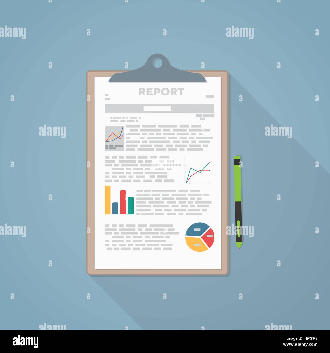 Paper clip project Stock Vector Images - Alamy