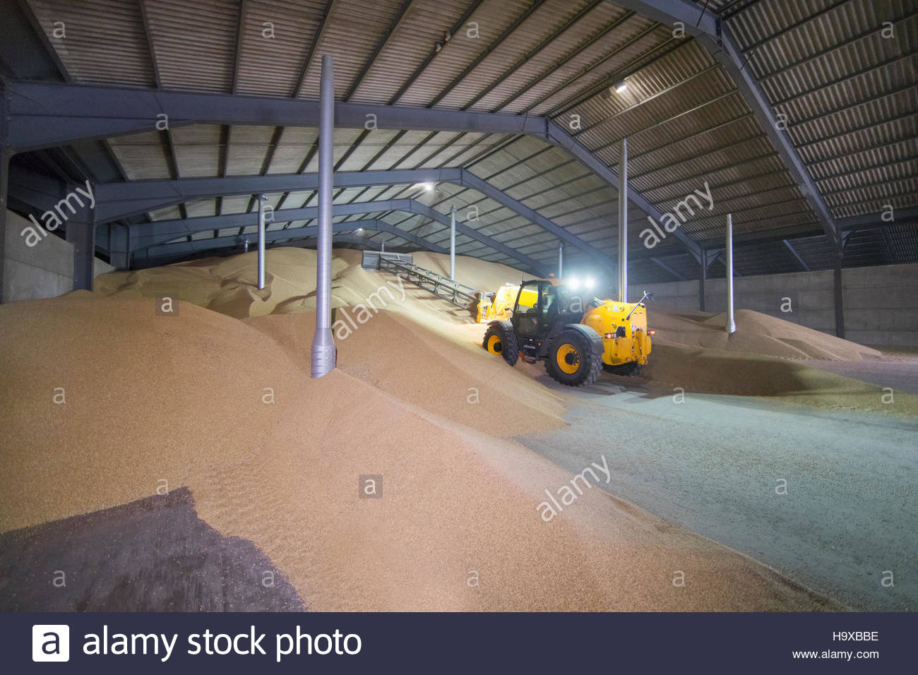 Truck Unloading Grain Stock Photos & Truck Unloading Grain Stock Images ...