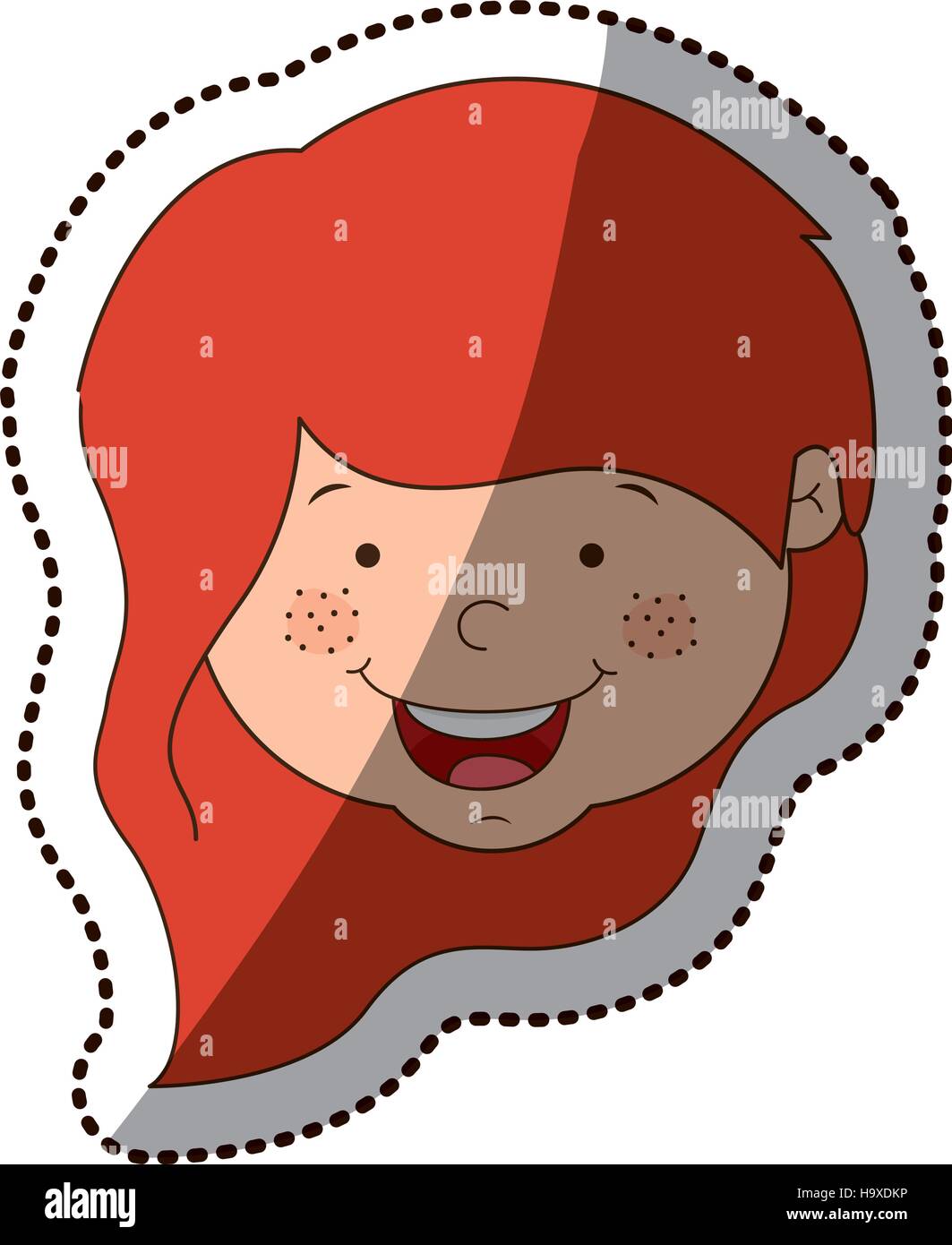 Isolated girl cartoon design Stock Vector Image & Art - Alamy