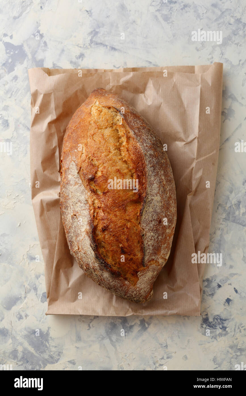 Loaf of artisan bread hi-res stock photography and images - Alamy