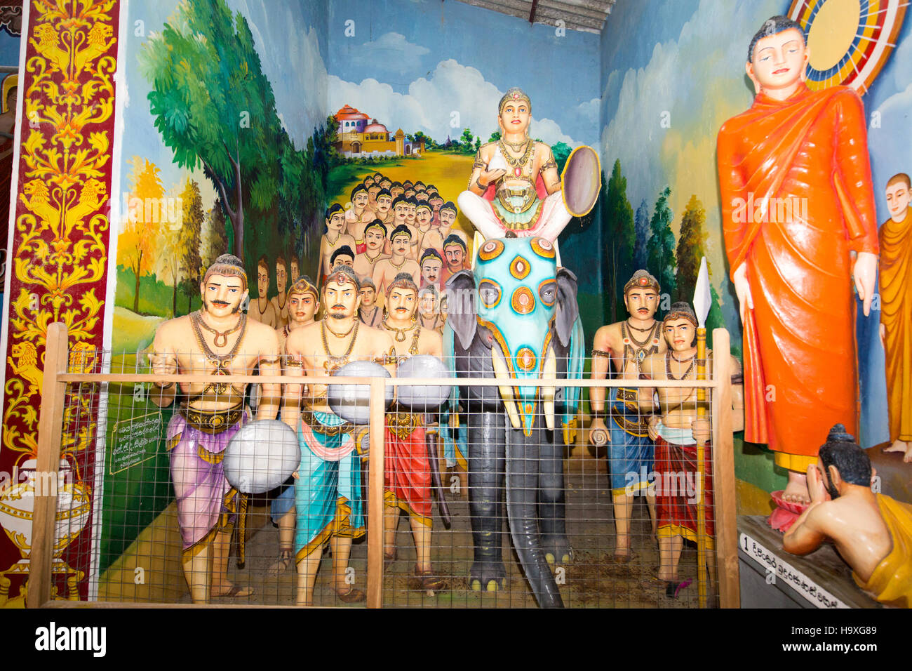 Galagoda Sailathalaramaya Temple Karandeniya Stock Photo - Alamy