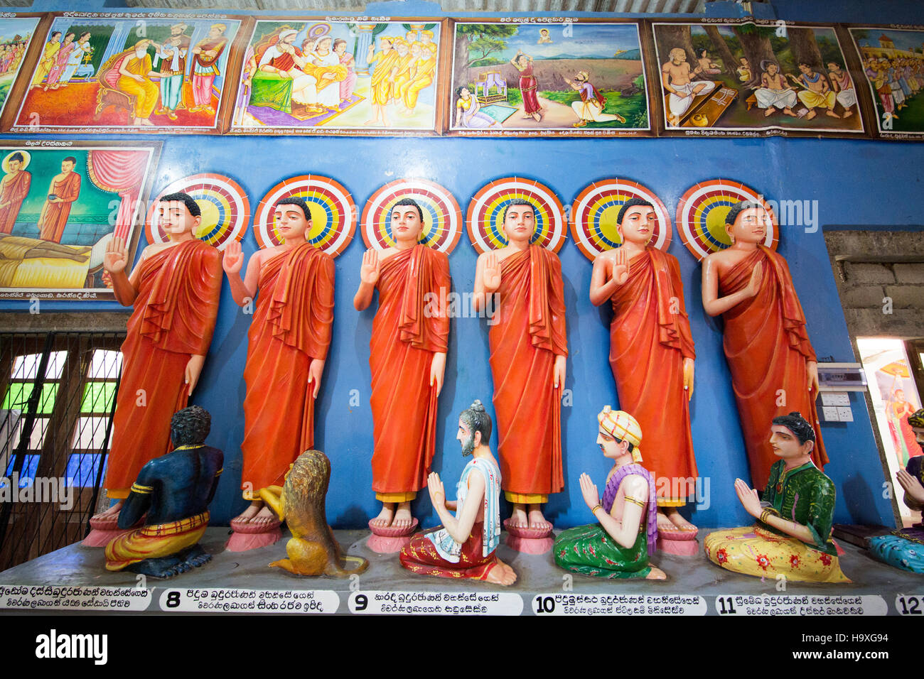 Galagoda Sailathalaramaya Temple Karandeniya Stock Photo - Alamy