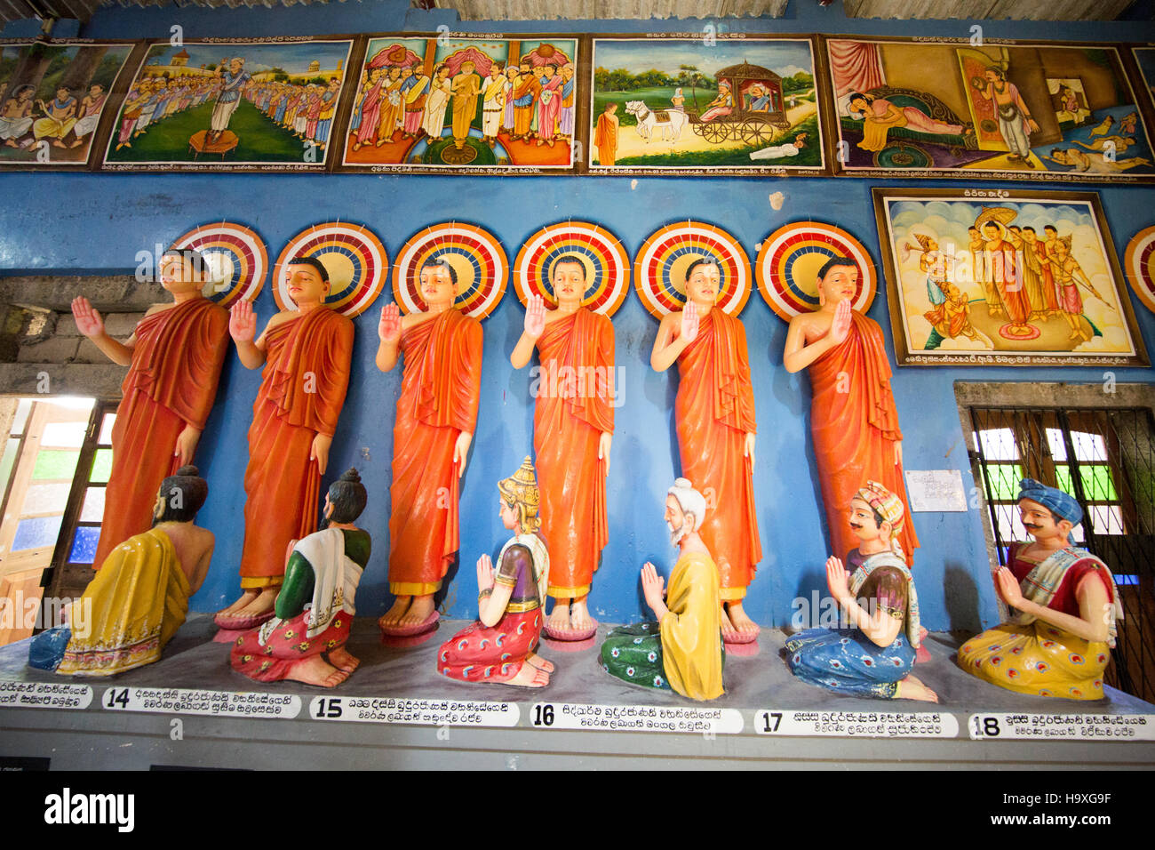 Galagoda Sailathalaramaya Temple Karandeniya Stock Photo - Alamy