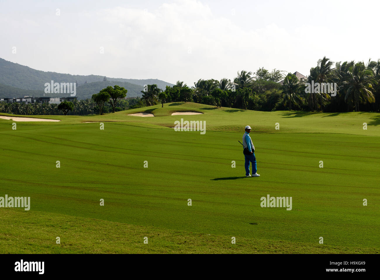 Yalong Bay golf course near Sanya, Hainan island, China Stock Photo - Alamy