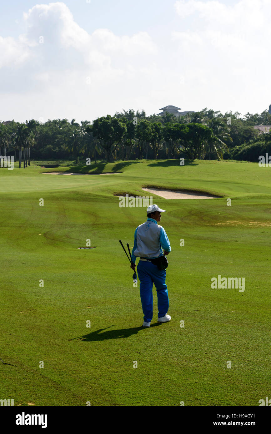 Yalong Bay golf course near Sanya, Hainan island, China Stock Photo - Alamy