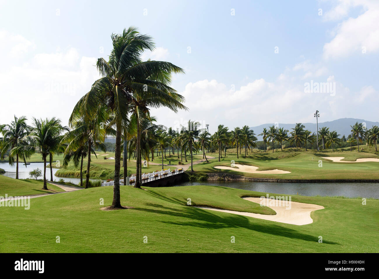 Yalong Bay golf course near Sanya, Hainan island, China Stock Photo - Alamy