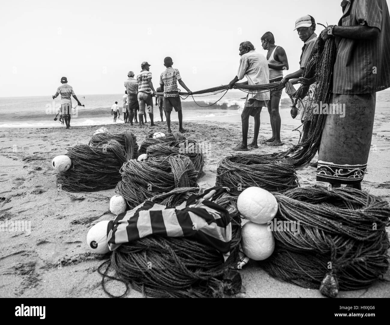 Beruwala fishing beach Sri Lanka Stock Photo - Alamy