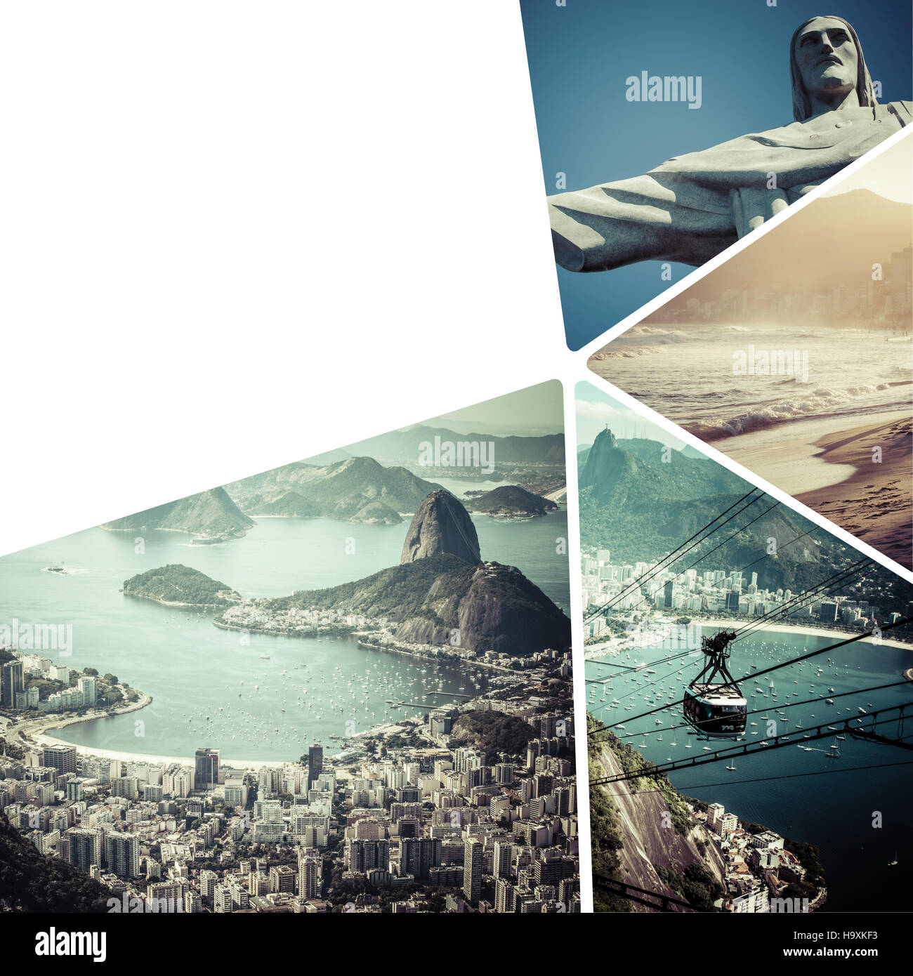 Collage of Rio de Janeiro (Brazil) images - travel background (my ...