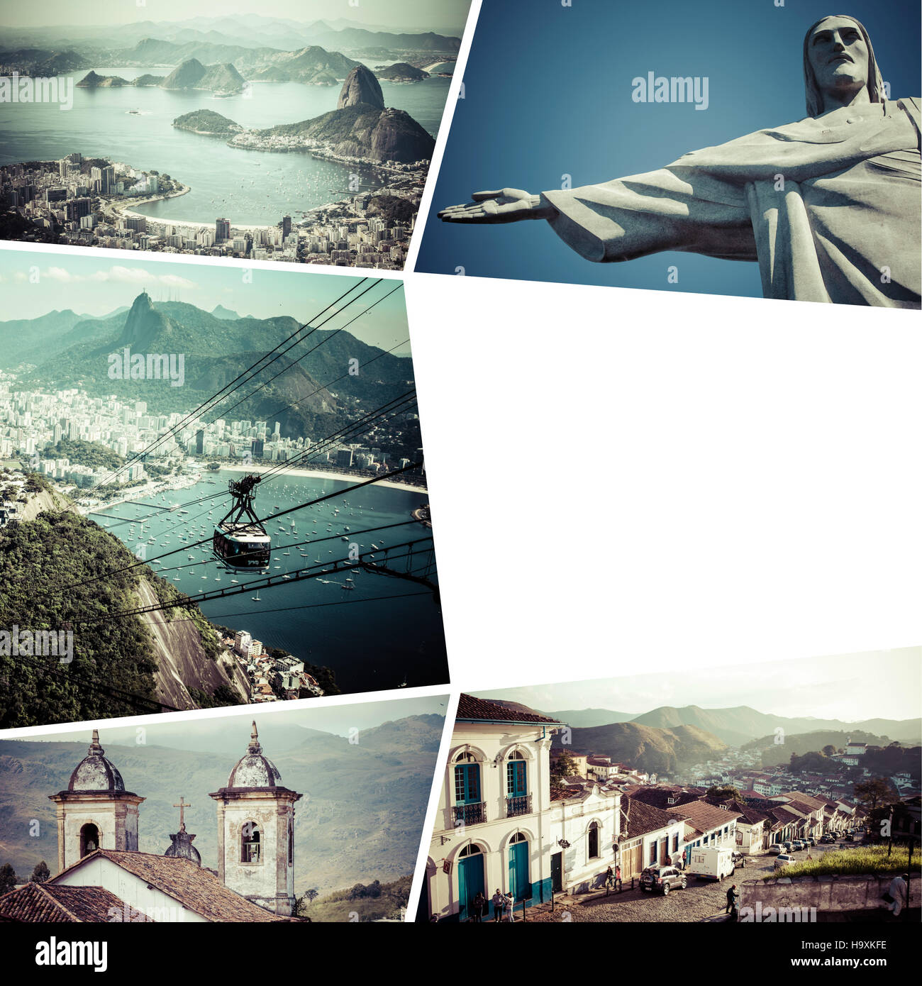 Collage of Rio de Janeiro (Brazil) images - travel background (my ...