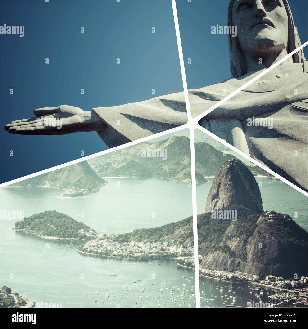 Collage of Rio de Janeiro (Brazil) images - travel background (my ...