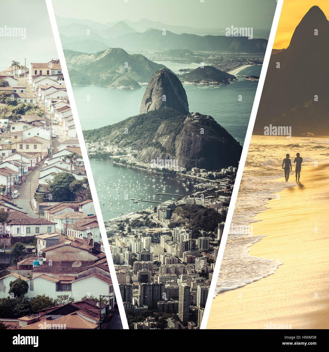 Collage of Rio de Janeiro (Brazil) images - travel background (my ...