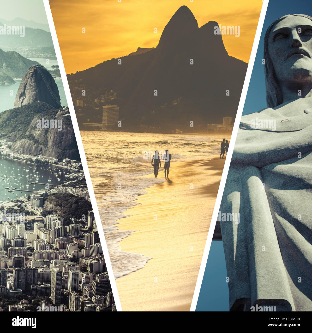 Collage of Rio de Janeiro (Brazil) images - travel background (my ...