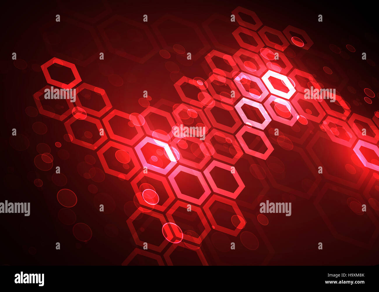 Abstract connection structure as connection concept on color background ...