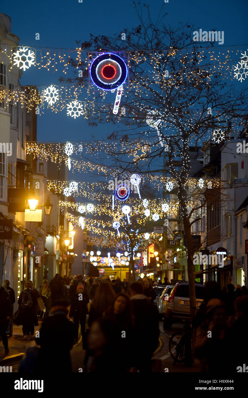 Brighton Sussex UK 25th November 2016 - Brighton's Christmas Lights ...