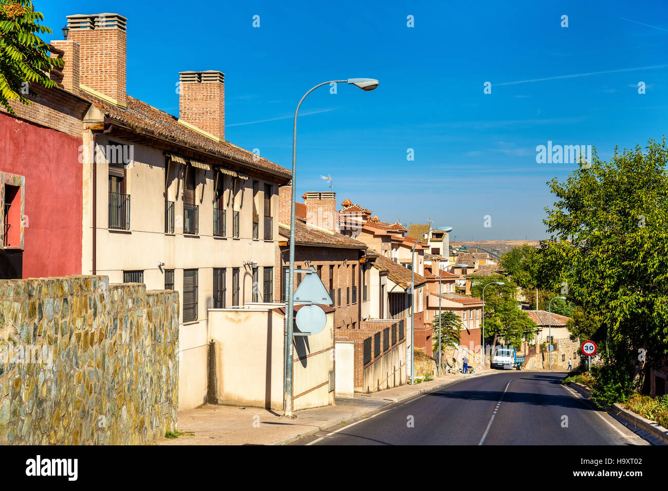 Typical buildings in Toledo - Spain Stock Photo - Alamy