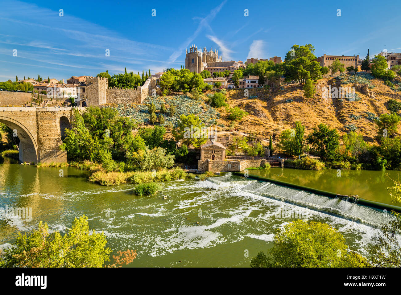 The Tagus River in Toledo, Spain Stock Photo - Alamy