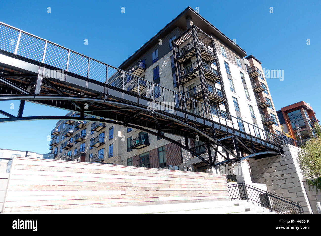 Condo or apartment building with direct access to the Midtown Greenway ...