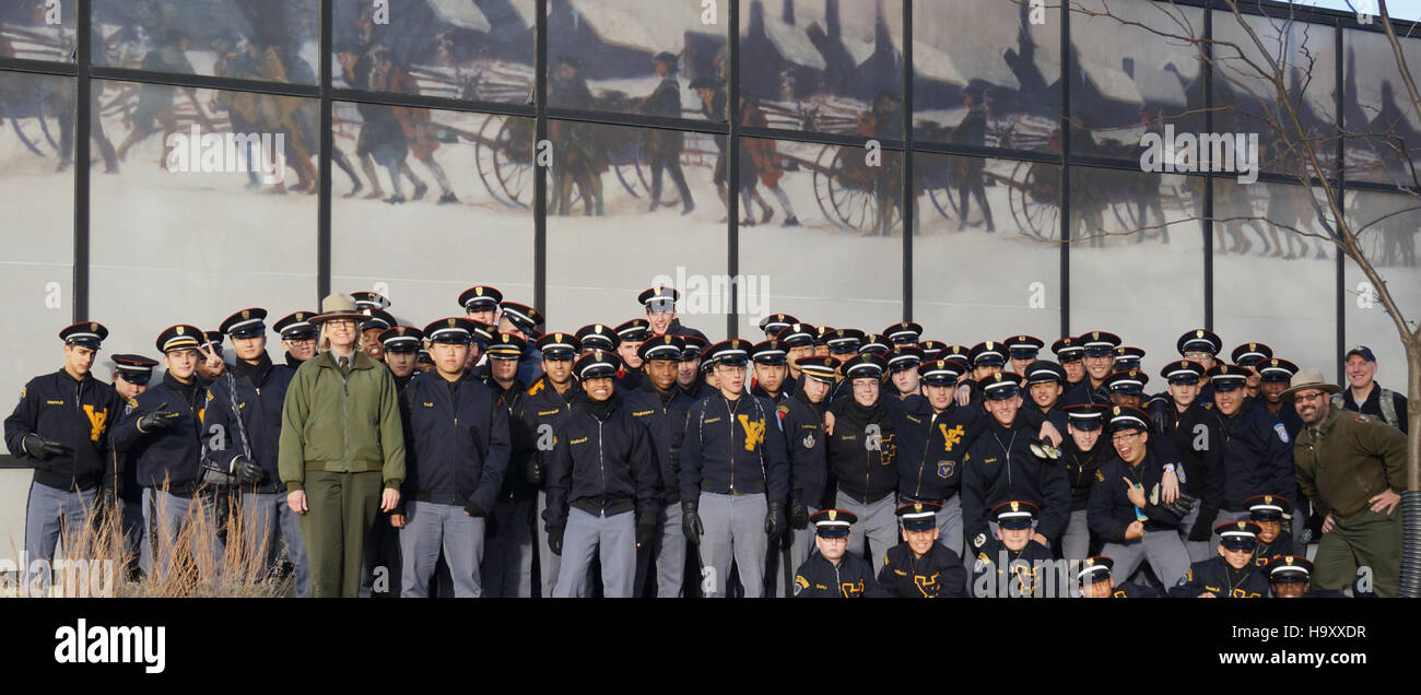 The Valley Forge National Historical Park hosts cadets from the ...