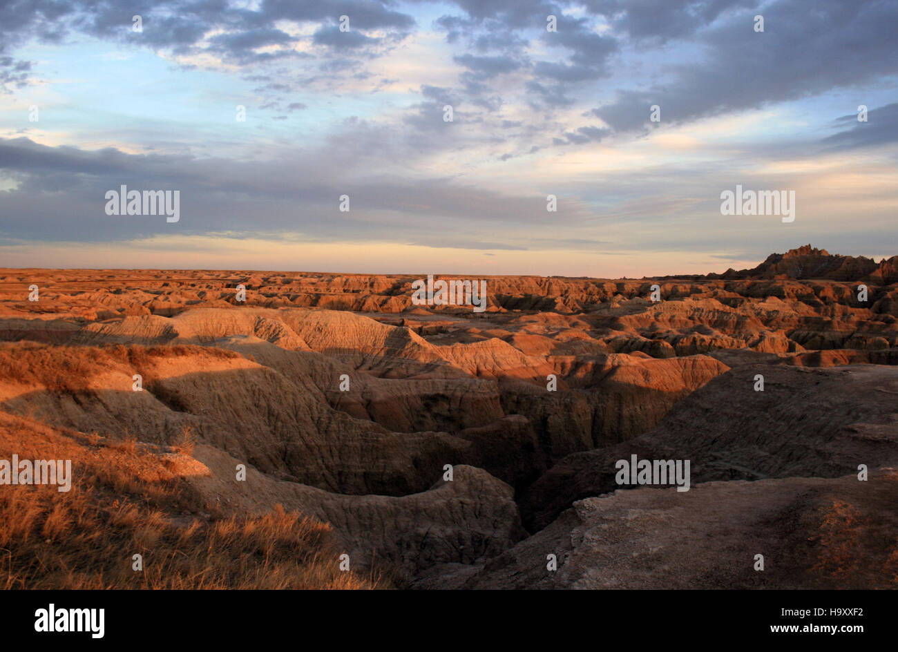 The White River Valley Overlook in Badlands National Park offers a ...