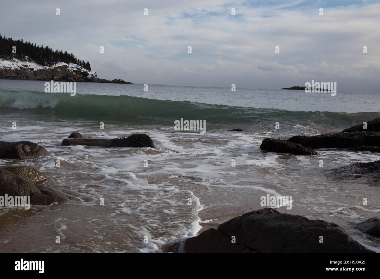 Kristi Rugg captures a serene winter scene on Ocean Drive, showcasing ...