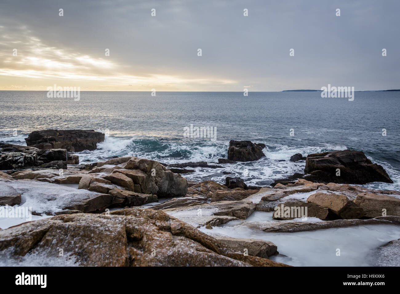 Kristi Rugg captures a winter scene on Ocean Drive at a national park ...