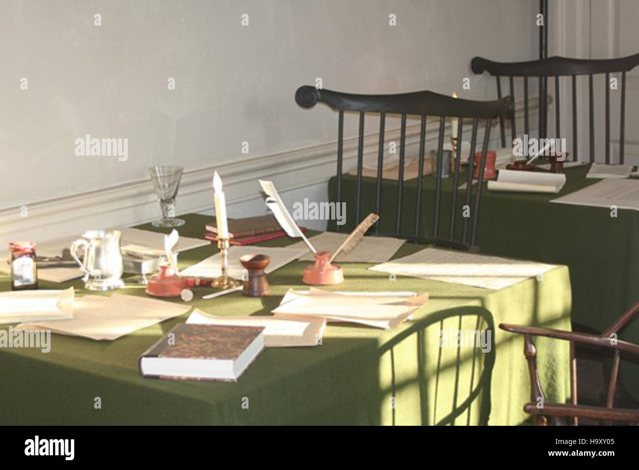 This image represents a typical staff room, likely used for office or ...