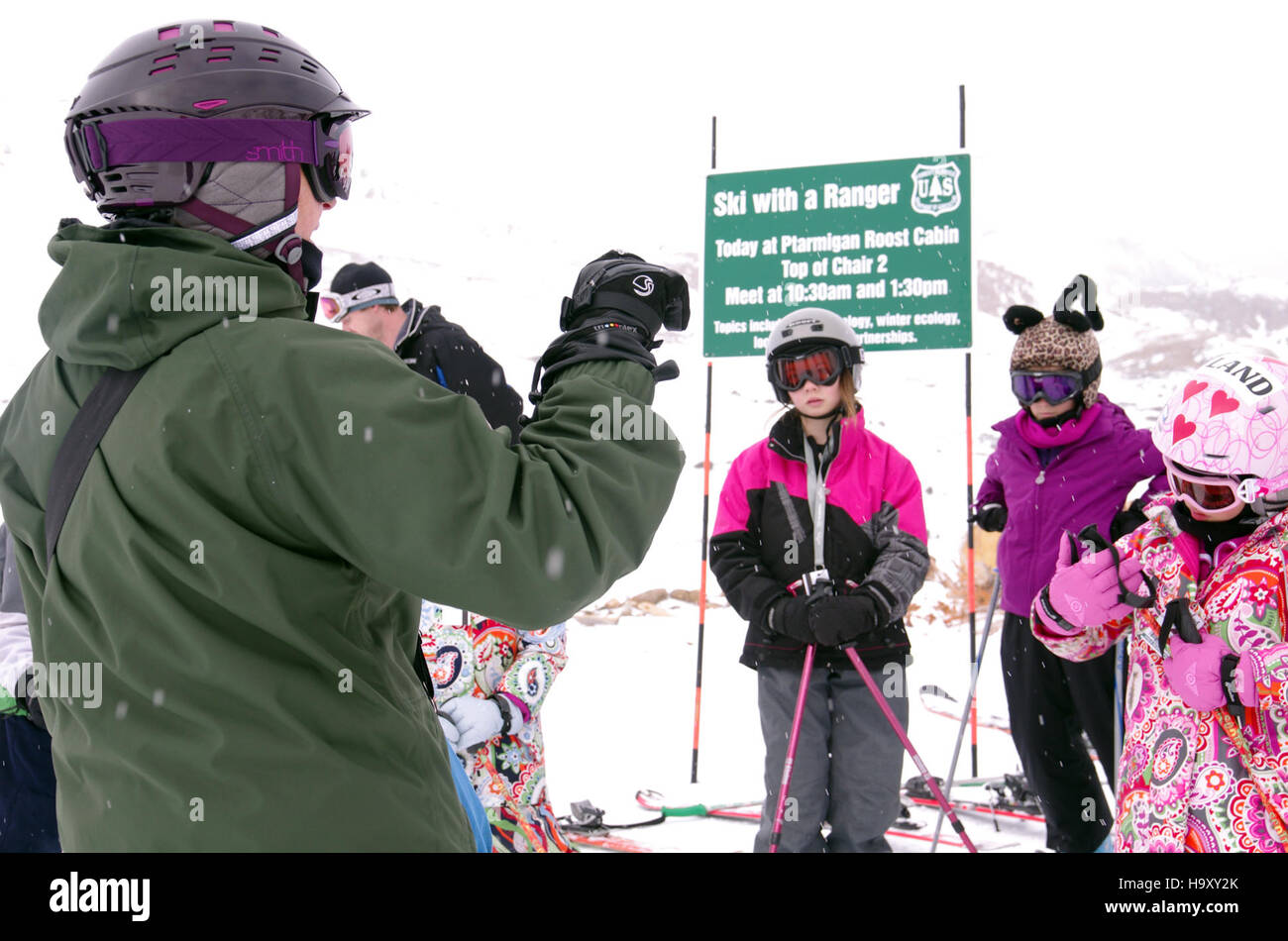 usdagov 16307288327 U.S. Forest Service ski ranger Nancy McNab Stock ...