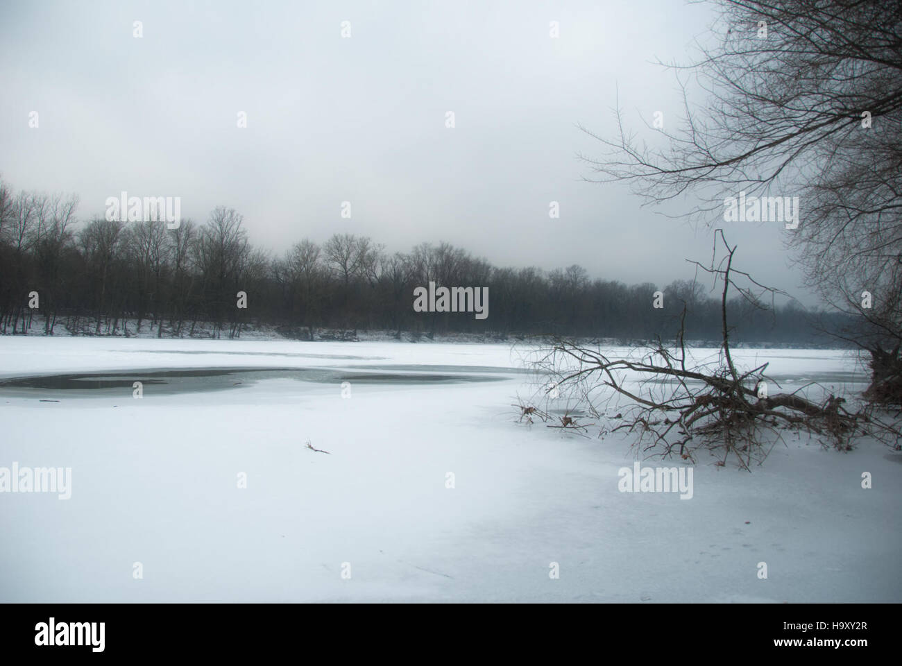 The Schuylkill River, flowing through Valley Forge National Park, is a ...